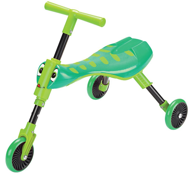 Tricicleta fara pedale Scuttlebug Grasshopper (verde inchis cu verde ...